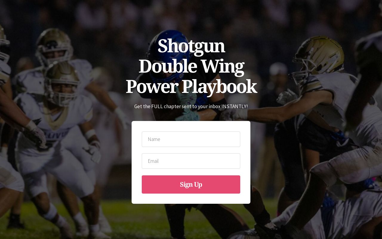 Double Wing Power Playbook